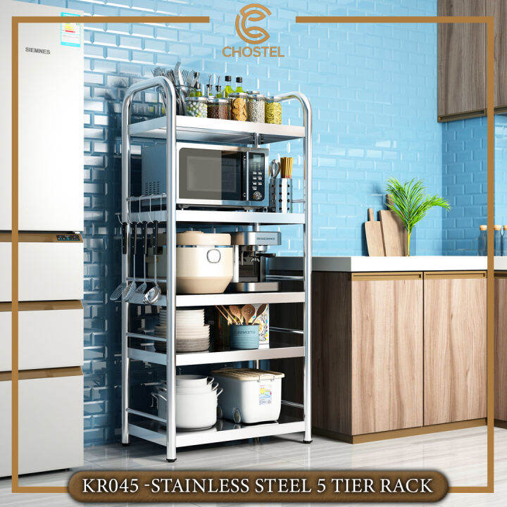 Chostel KR045 Stainless Steel Multilayer Racks / Household Kitchen ...