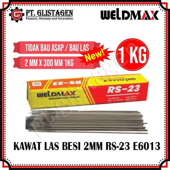 Kawat Las Besi Elektroda 2 MM Welding Electrodes Weldmax RS 23 E6013 | Lazada Indonesia