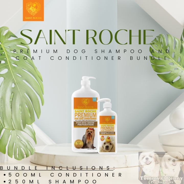 St. Roche Shampoo (250ml) & Conditioner (500ml) - Heaven Scent Bundle ...