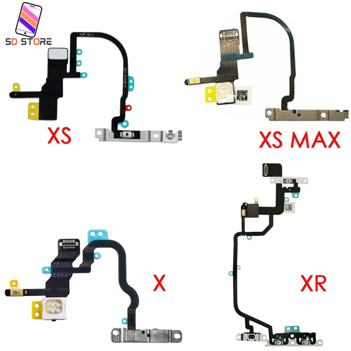 แพรปุ่มสวิตซ์ เปิด ปิดเครื่อง Power Flex iPhone X XR XS XSmax | Lazada ...