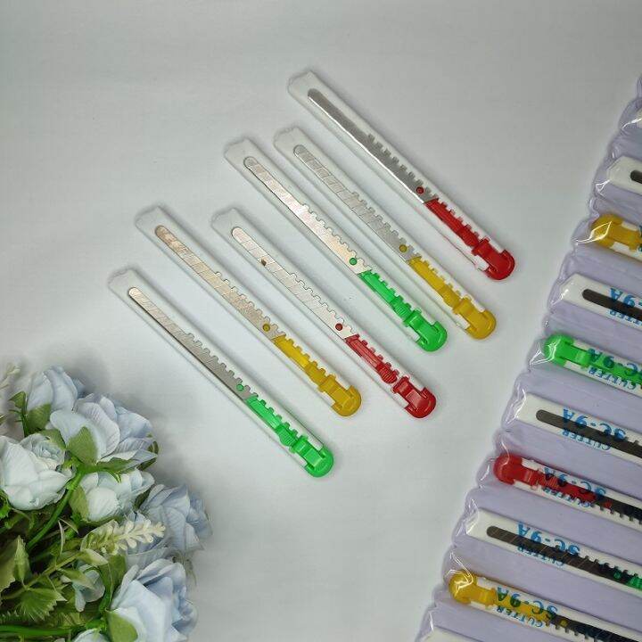 Cutter Kecil Gunindo SC9A Warna Warni /pcs | Lazada Indonesia