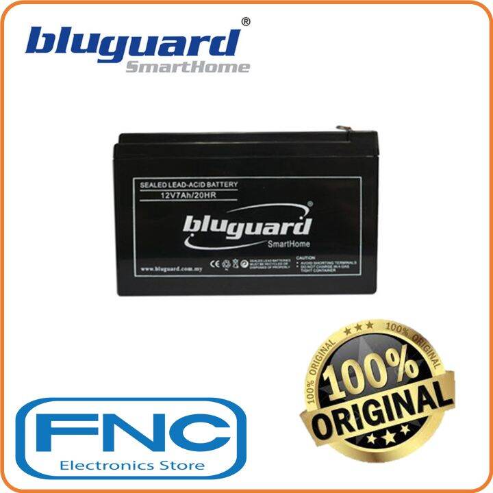 BLUGUARD BT-100 Back-Up Battery 12VDC, 7AH | Lazada