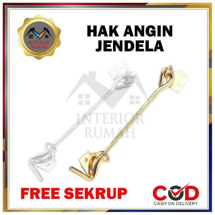 Window Hook 8 inch / Hak Angin Kait Cantolan Jendela | Lazada Indonesia
