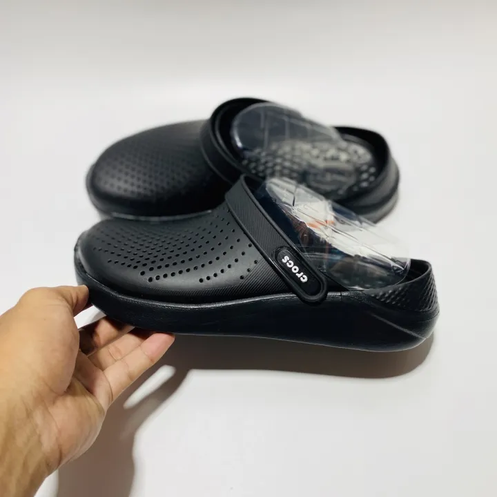 Crocs Lite รองเท้าCrocs Lite รองเท้าแบบสวม มีหูข้างๆ สำหรับผู้หญิงและ ...