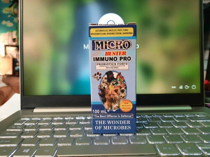 Micro Buster Immuno Pro (Probiotics Forte)100ml with 1 Free Syringe ...