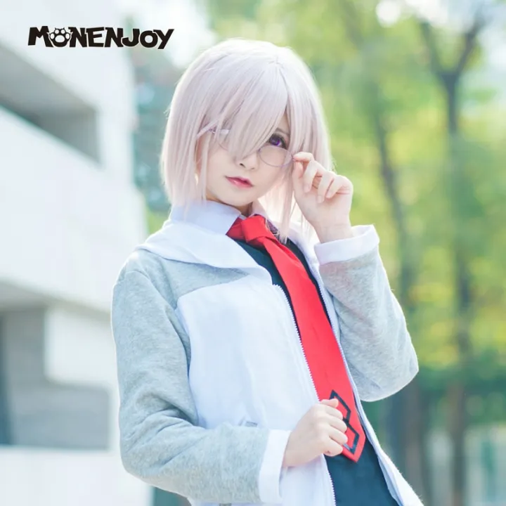 Monenjoy Fate Grand Order Mash Kyrielight Cosplay Wig Mashu Kirielite ...