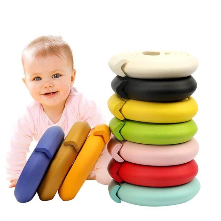 【cw】 2M Soft Baby Safety Desk Table Edge Guard Strip Security L Shaped Kids Protection Bumper ...