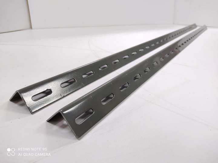 Slotted Angle Bar 1.5" x 1.5" x 2.0mm x 1foot, Gray with Free ...
