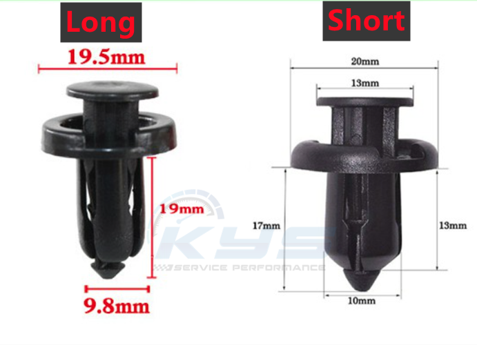 BUMPER CLIP / INNER FENDER CLIP( Long/Short ) (Price For 1PCS) # HONDA ...