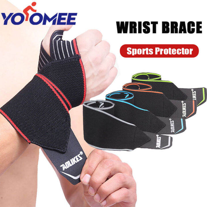 Yoomee 1 คู่สนับสนุนข้อมือ,ยกน้ำหนักออกกำลังกายมือผ้าพันแผลยืดหยุ่น ...