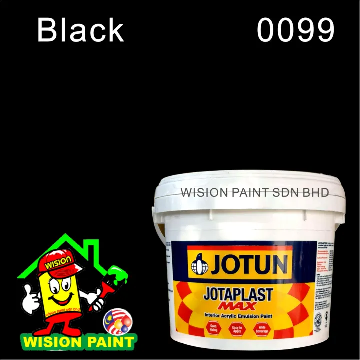 JOTAPLAST MAX 7L - 0099 black • Jotun • Acrylic Emulsion • Interior • Wall • Ceiling | Lazada