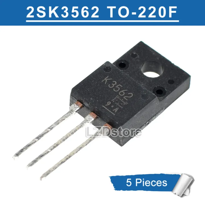 5pcs K3562 TO220F 2SK3562 TO-220F TO-220 N-Channel 6A/600V MOSFET Transistor new original ...