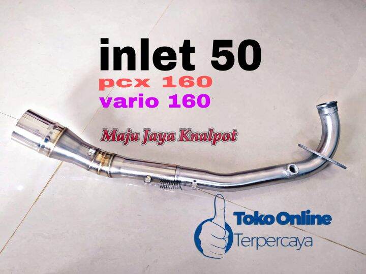 Leheran leher pipa inlet 50 knalpot pcx 160 new vario 160 new sensor ...