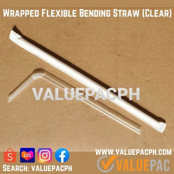 [Hot sales]☾ Flexible Bending Straw Drinking (Individually Paper ...