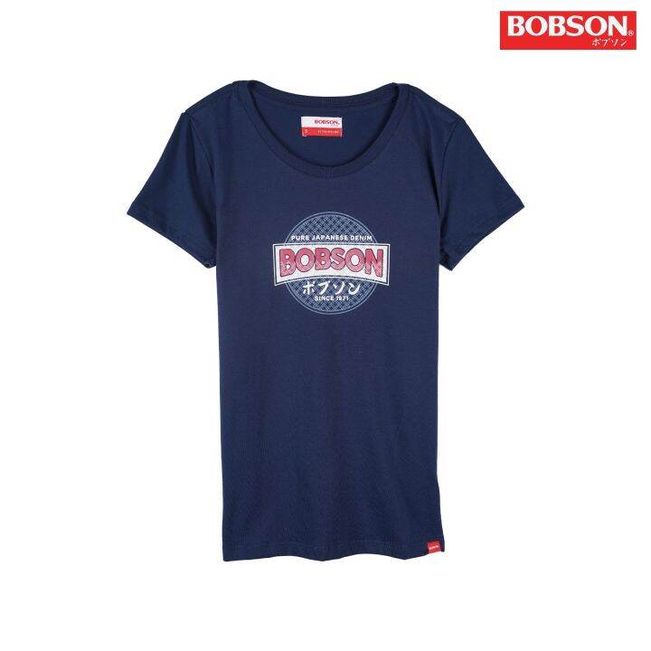 Bobson Ladies Basic Tees Regular Fit 42808-U (Blue) | Lazada PH