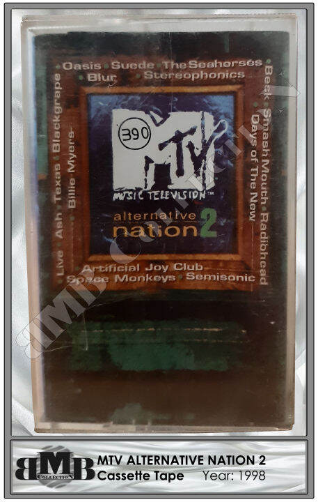 MTV Alternative Nation 2 Cassette Tape (Year 1998) | Lazada PH