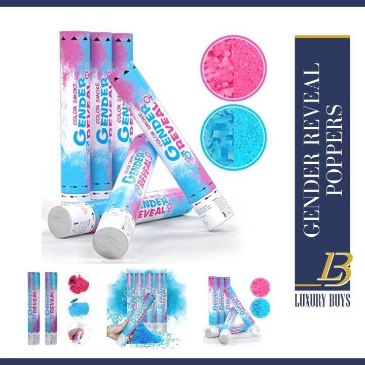 Gender Reveal Smoke Bomb, Gender Reveal Popper , Gender Reveal Confetti ...