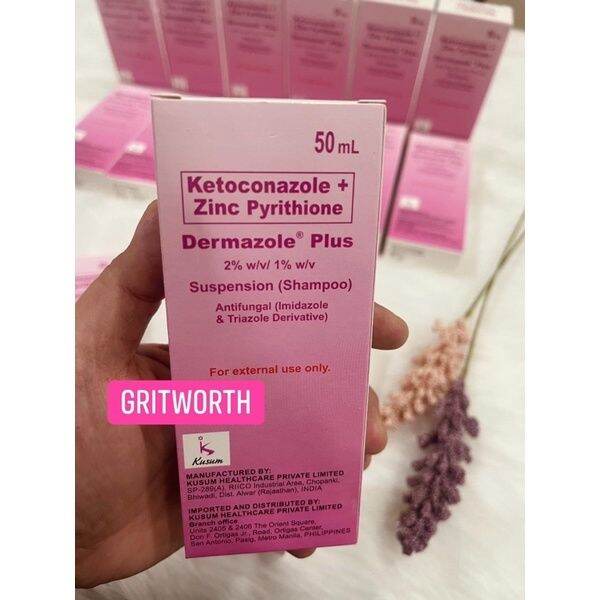 Anti-dandruff Ketoconazole Shampoo Dermazole Plus 50ml | Lazada PH
