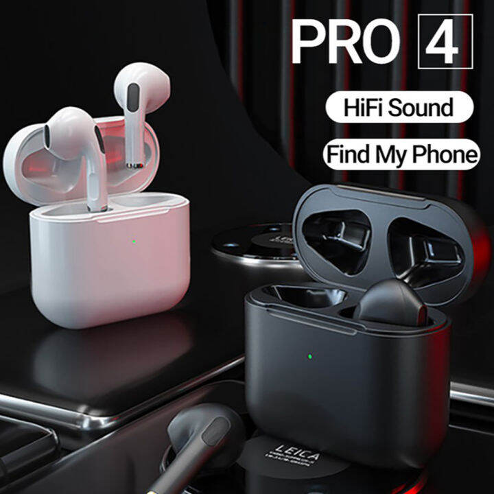 Mini Pro 4 TWS Bluetooth Wireless Earphone inPods Headphone HiFi Stereo ...