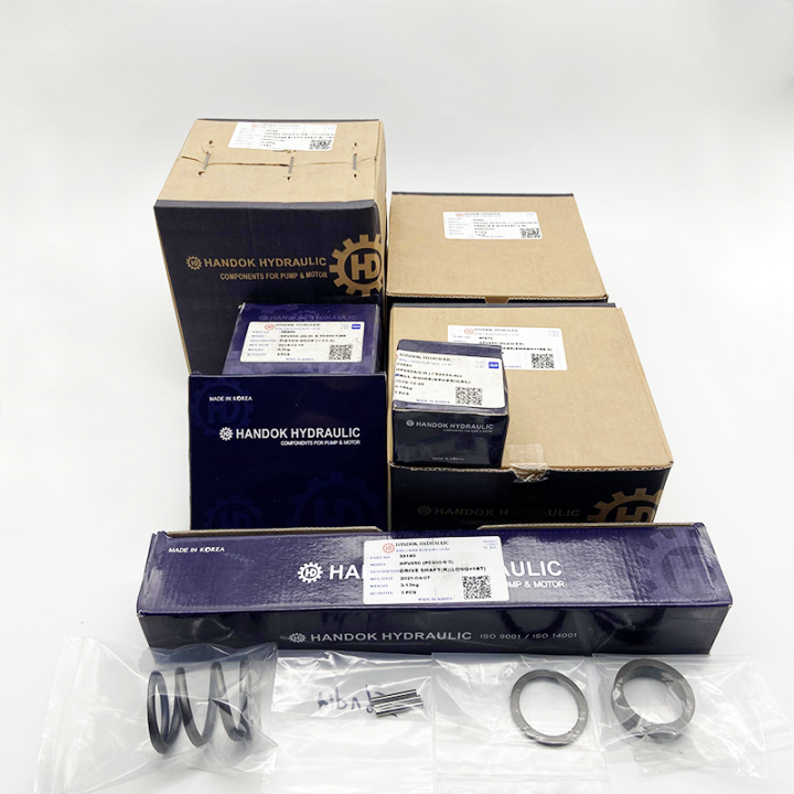 Handok ส่วนปั๊ม HPV95ไฮดรอลิก PC200-7บล็อกลูกสูบ PC200-8แผ่นวาล์วเพลาวง ...