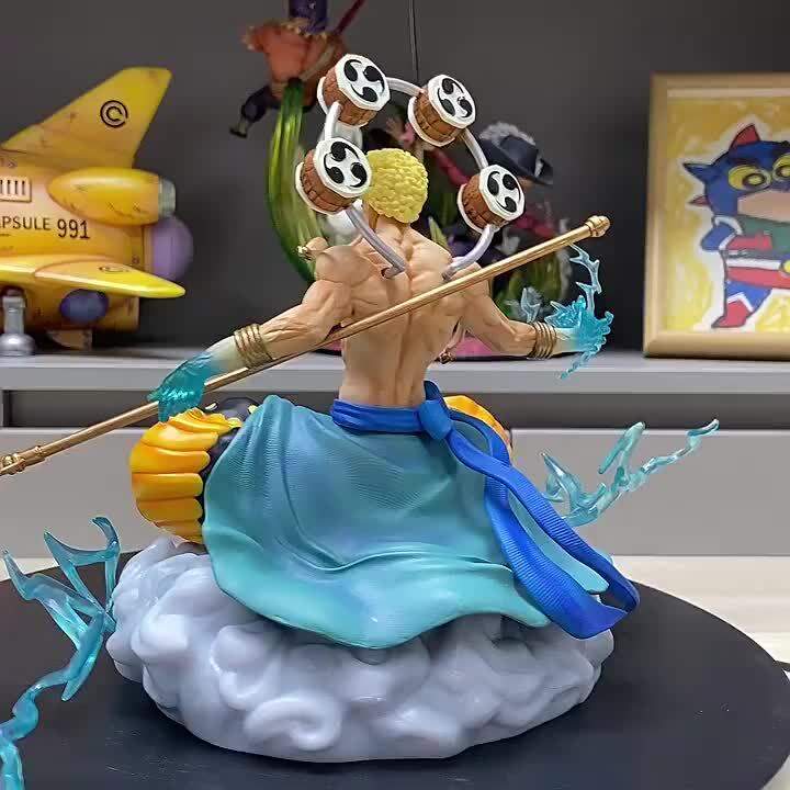 Anime Figures Enel Figures 33cm Gk Skypiea Eneru With Led Light Pvc ...