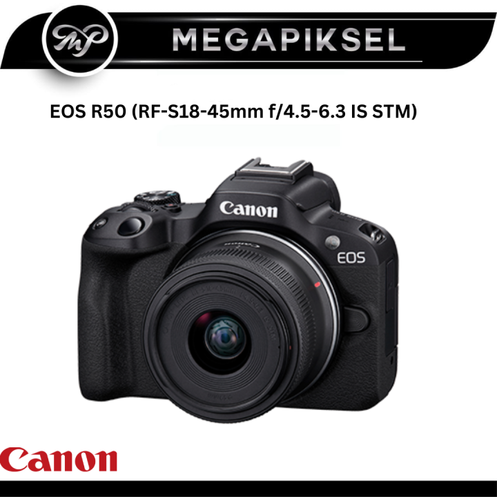 Canon EOS R50 Mirrorless Camera with RF-S 18-45mm and RF-S 55-210mm ...