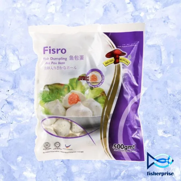Mushroom Fisro Fish Dumpling with Fish Roe 鱼包蛋 500g | Lazada