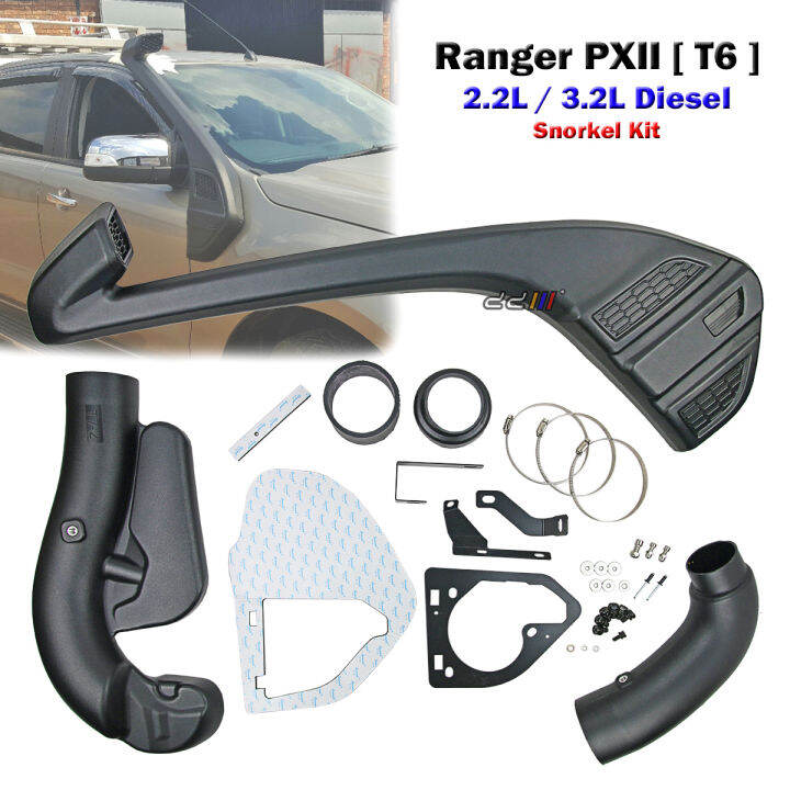 4x4 Vehicle Intake Snorkel Kit For FORD Ranger T6 T7 2.2L 3.2L Diesel ...
