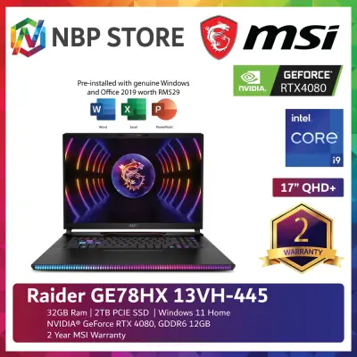 MSI Raider GE78HX Price in Malaysia & Specs - RM13899 | TechNave