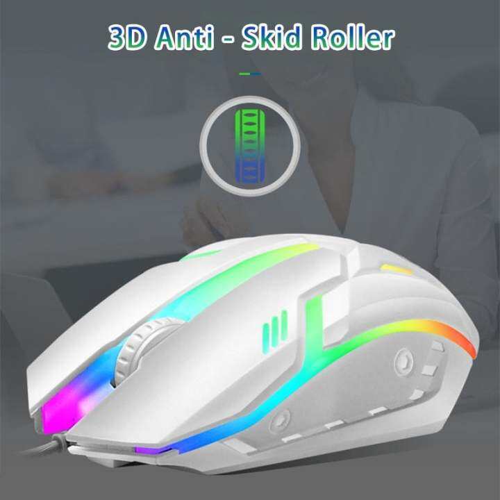 Shipadoo SV-100 Desktop USB Gaming Mouse High configuration With RGB ...