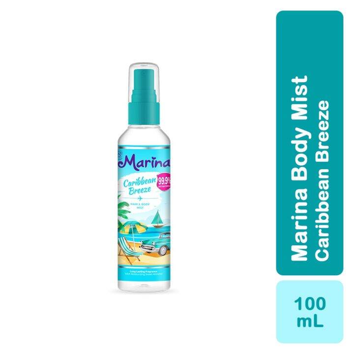 Marina Body Mist Caribbean Breeze 100ml | Lazada PH