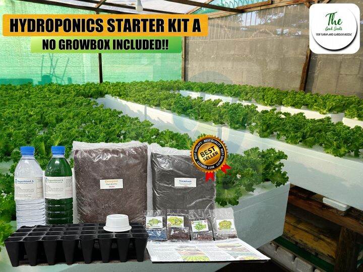 HYDROPONICS STARTER KIT A - NO GROWBOX INCLUDED/FOR DIY HYDROPONICS/FOR ...