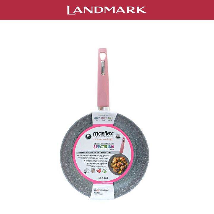 Masflex Spectrum Induction Fry Pan - Pink | Lazada PH