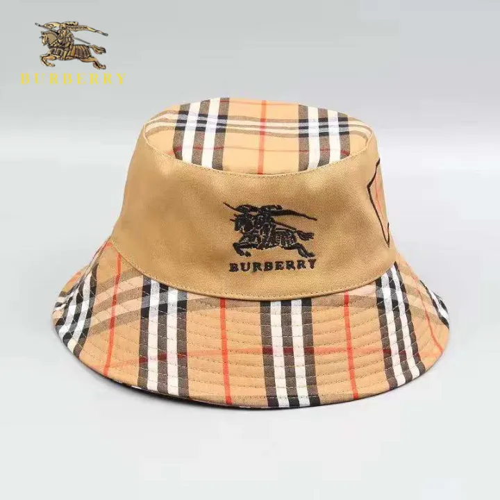 【Ready Stock】Original Burberrys Bucket Hat Classic War Horse ...