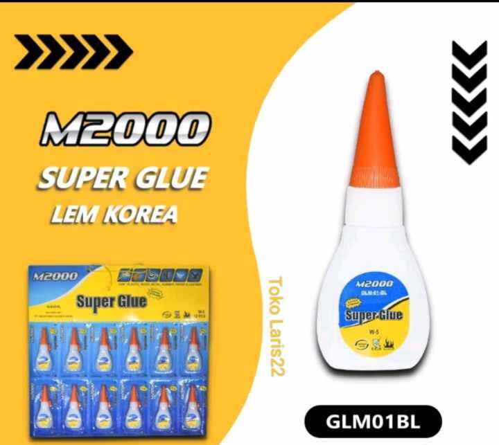 LEM KOREA SUPER GLUE M2000 / LEM SERBA GUNA | Lazada Indonesia