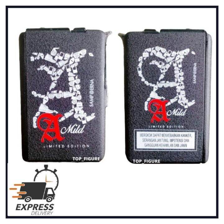 TERMURAH KOTAK ROKOK PLUS KOREK BRAND ROKOK A MILD HITAM | Lazada Indonesia