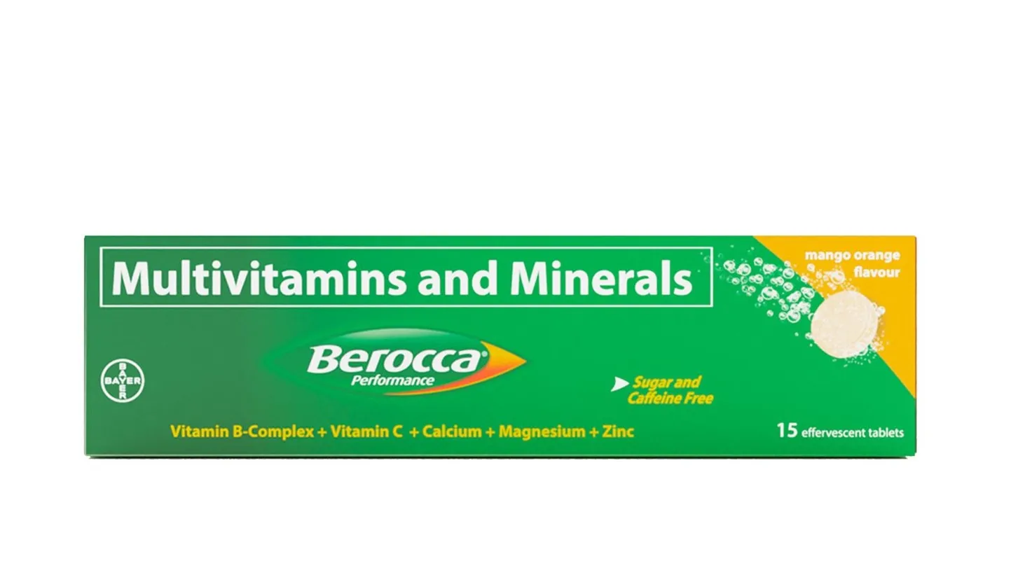 (Buy 1 Take 1) Berocca Mango Orange Performance Vitamin B-Complex ...