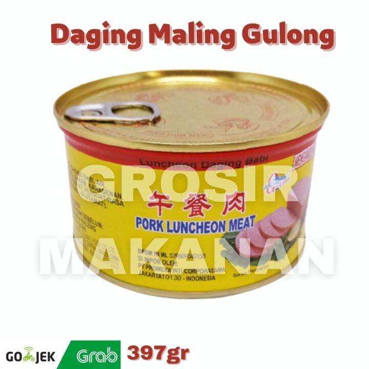 Daging Maling Kaleng / Kornet Daging Babi / Pork Luncheon Meat Gulong ...