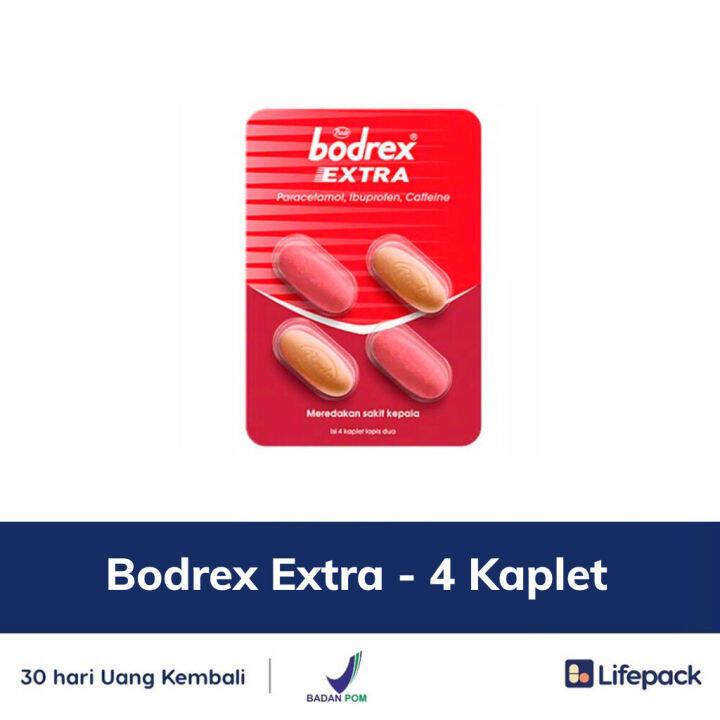 Bodrex Extra - 4 Kaplet - LIFEPACK | Lazada Indonesia