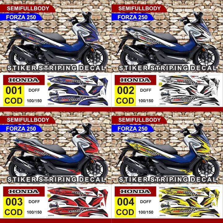 Sticker Striping Decal Honda Forza 250 Variasi AR01 | Lazada Indonesia