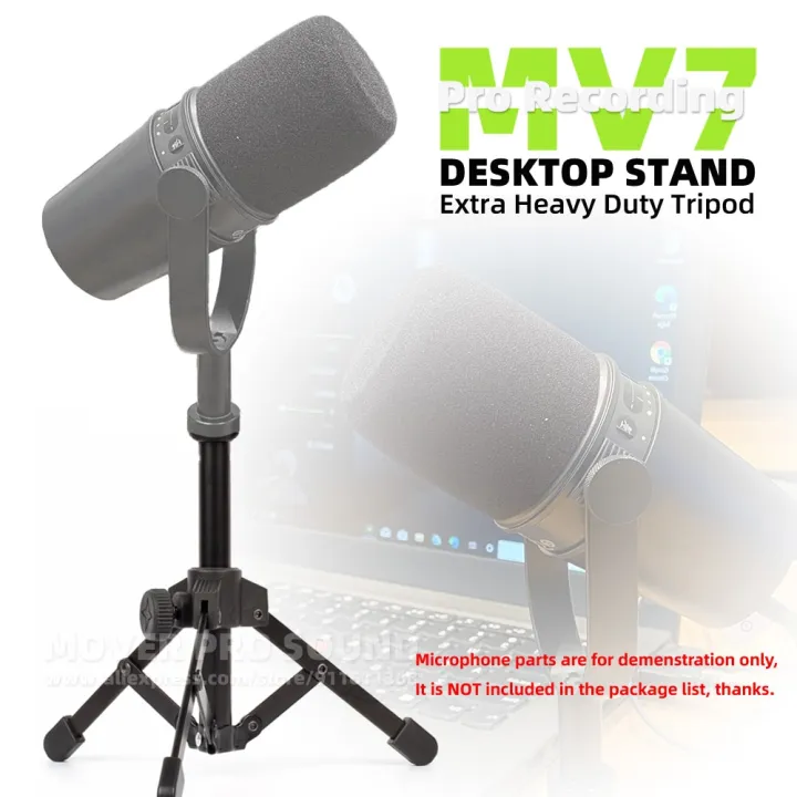 Extra Heavy Duty Table Top Desktop Mic Tripod Bracket Boom Hold For ...