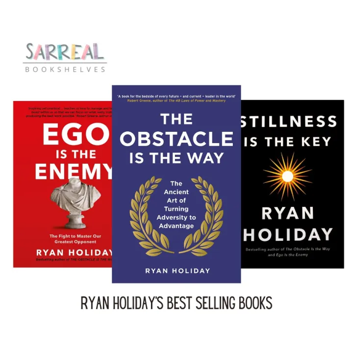Ryan Holiday's Best Selling Books: Ego is the Enemy/The Obstacle is the ...