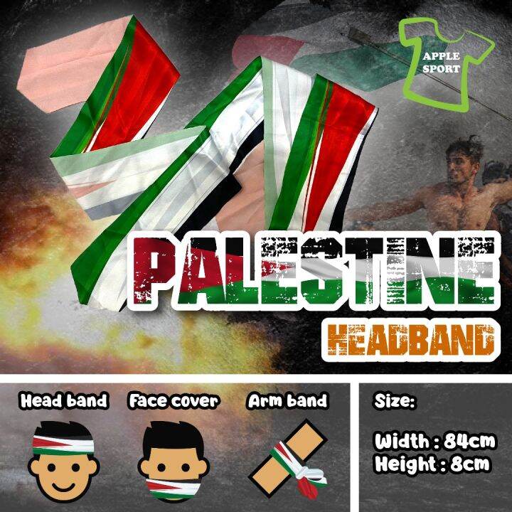 Palestine Headband / Palestine Twilly Ribbon / Palestine Face Cover ...