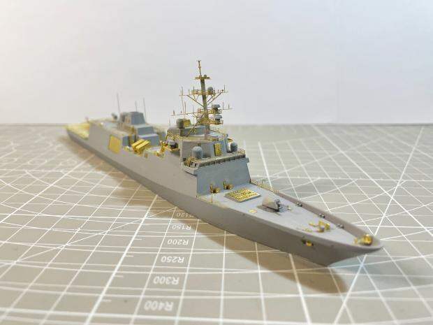 1/700 Hobby Kits US Navy Frigate FFG-62 Constellation-Class Frigate DIY ...