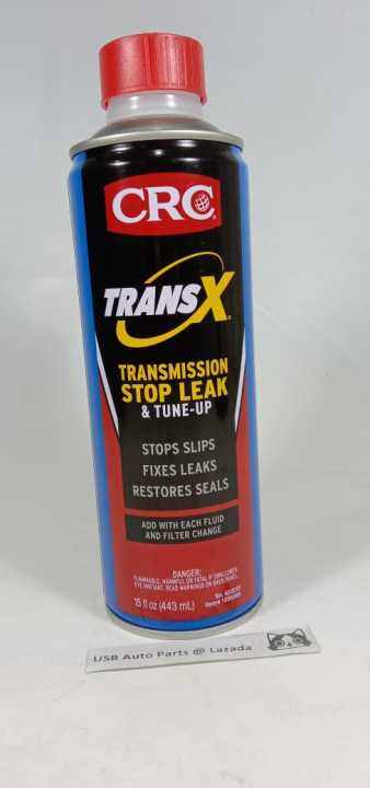 CRC TRANSX TRANS X TRANSMISSION STOP LEAK & TUNE-UP STOP SLIPS FIXES ...