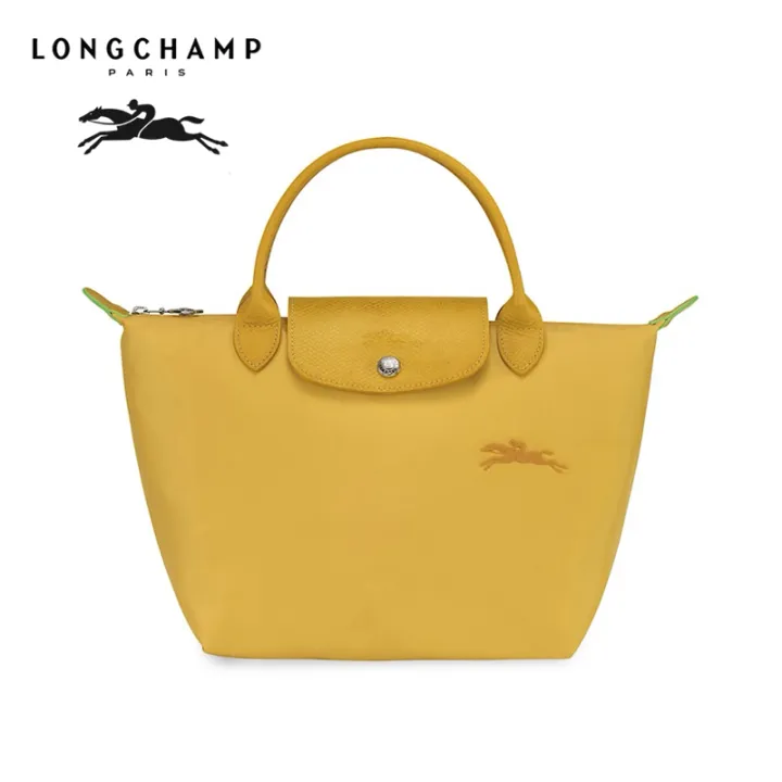 100% original longchamp official store Cognac Nylon Bag L1899 large ...
