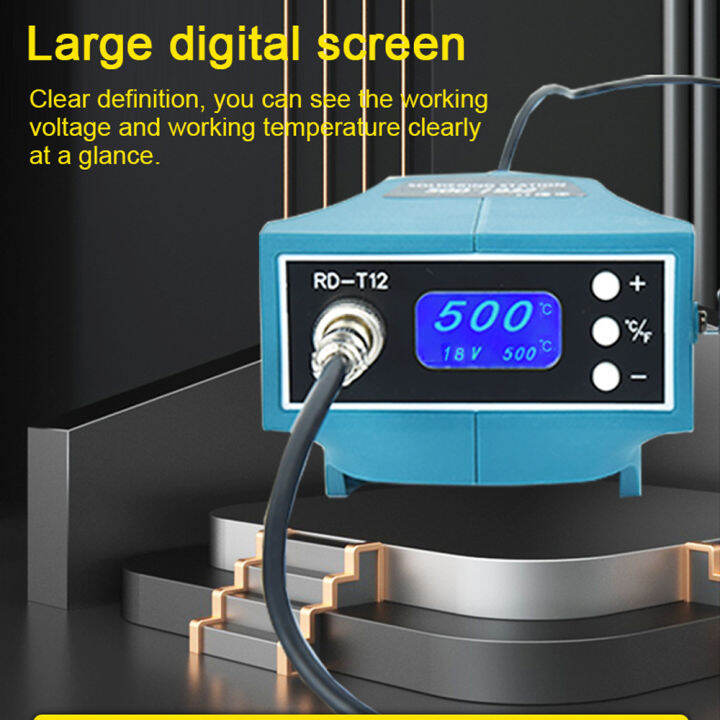 Smart Sensor Compact Intelligent Soldering Station Two Power Supplying ...