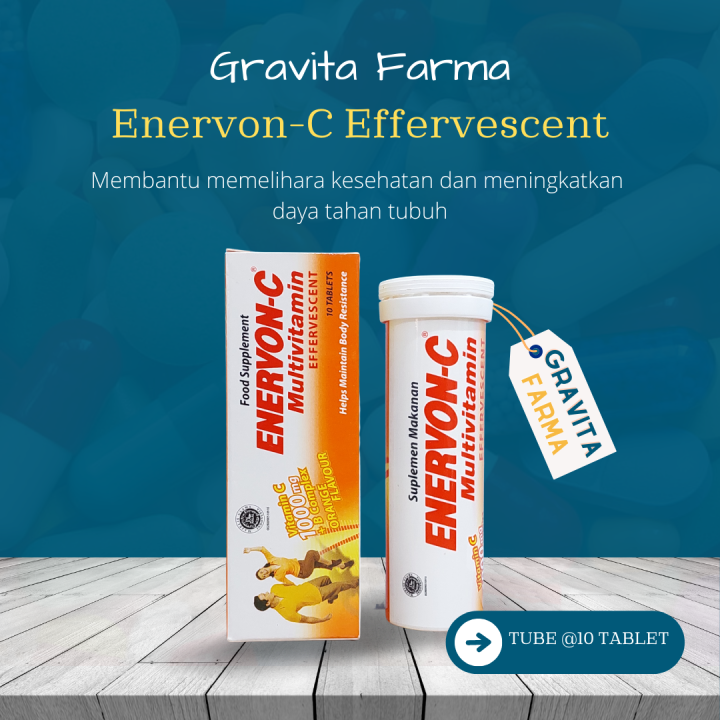 Enervon-C Effervescent isi 10 Tablet | Lazada Indonesia