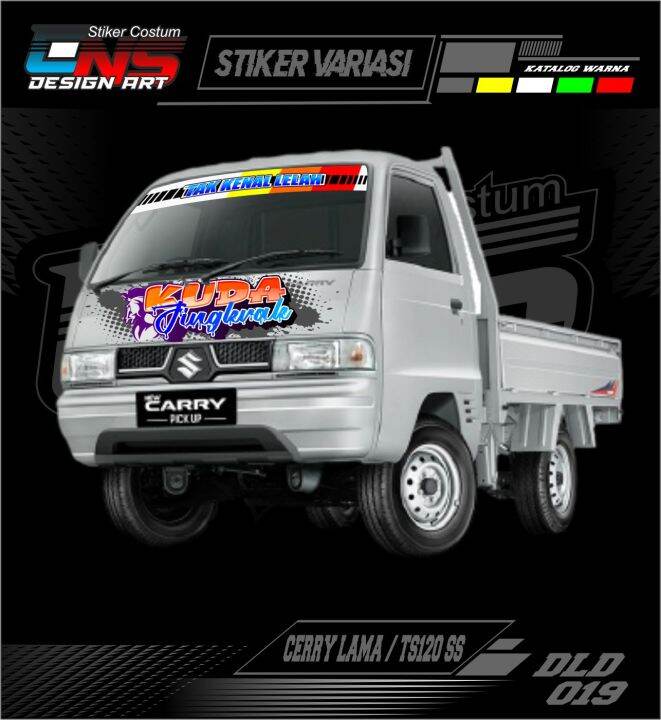 stiker depan CARRY LAMA/TS120 SS stiker depan mobil / truk / pick up ...