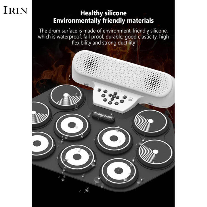 Roll Up Drum Dual Speaker Large Volume Rechargeable Dtx Games ...